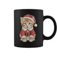 Cute Christmas Tabby Cat Santa Coffee Mugs - Walmart.com