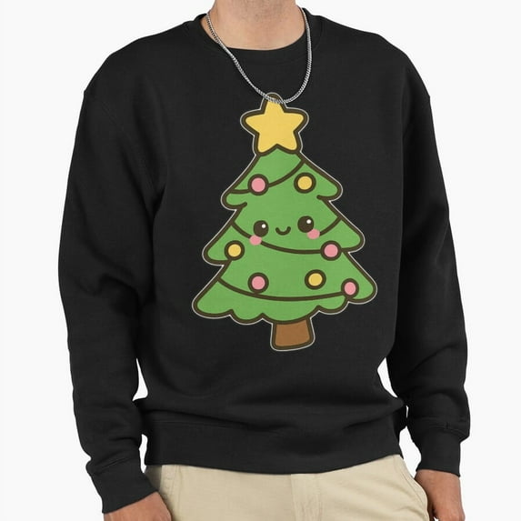 Cute Christmas Tree Decoration Festive Retro Holiday Graphic Aesthetic ...