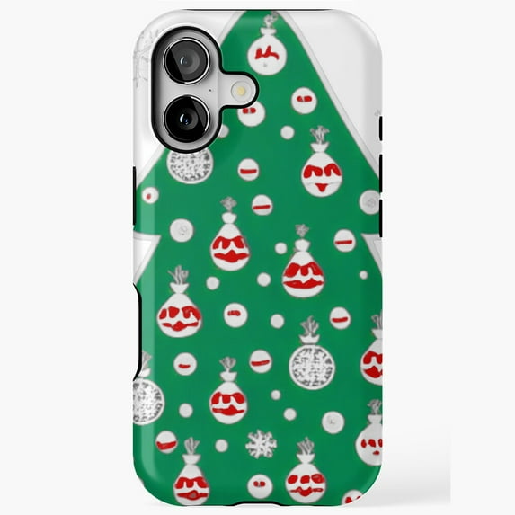 Cute Christmas Tree Simple Holiday Winter Art Case with iPhone 17 to 11 ...