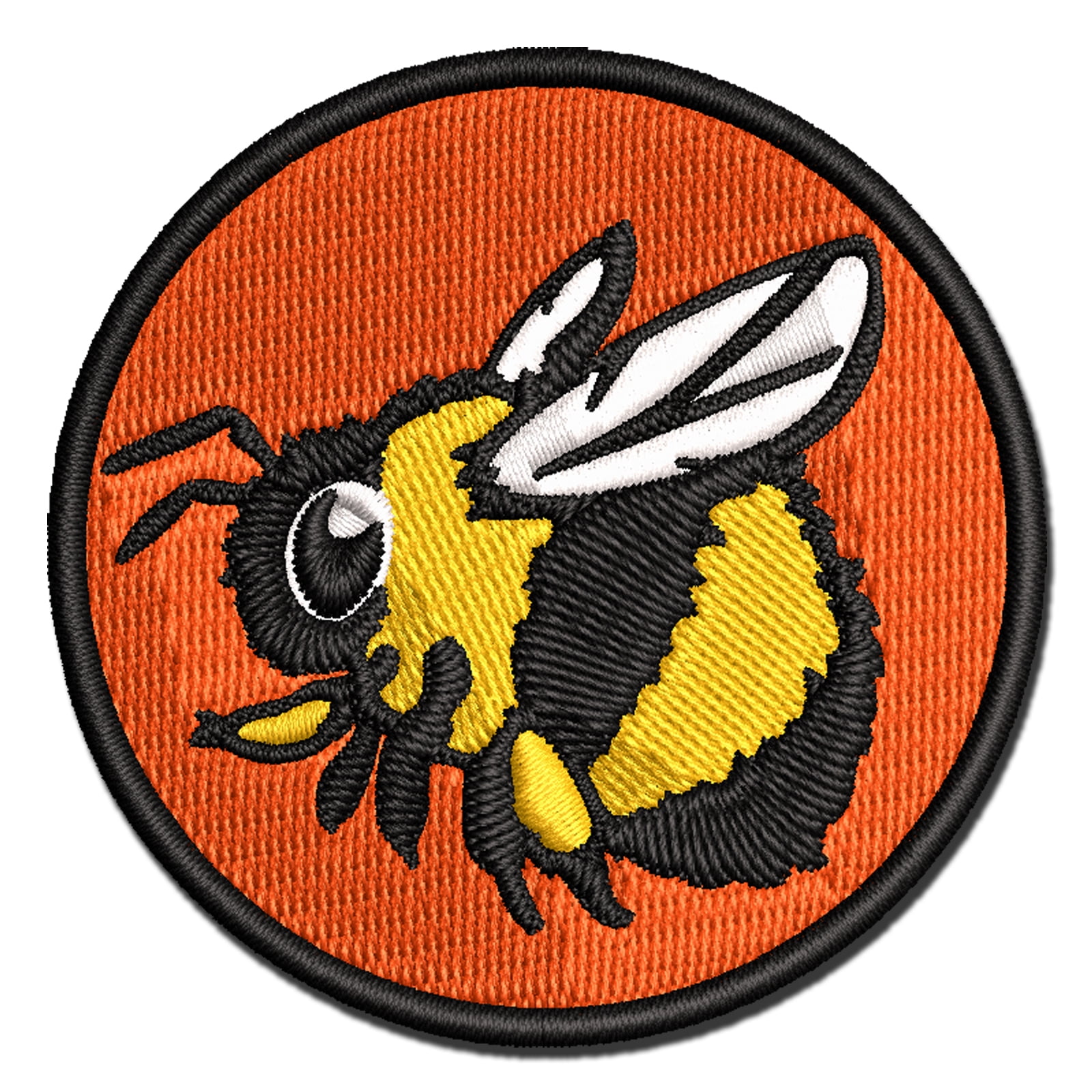 Cute Chubby Bumblebee Bee Insect Applique Multi-Color Embroidered Iron ...