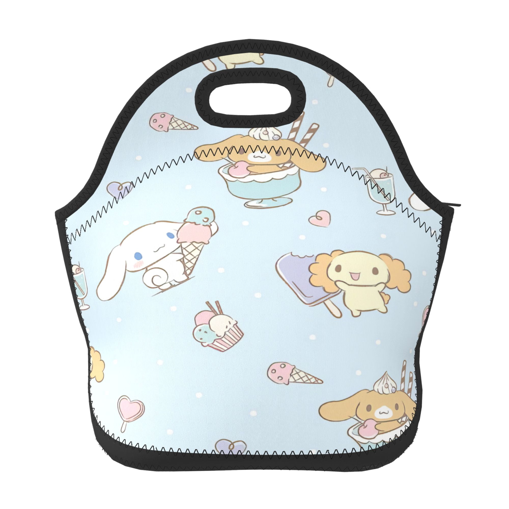 Cute Cinnamoroll Lunch Bag Lunch Box Insulated Neoprene Leakproof ...
