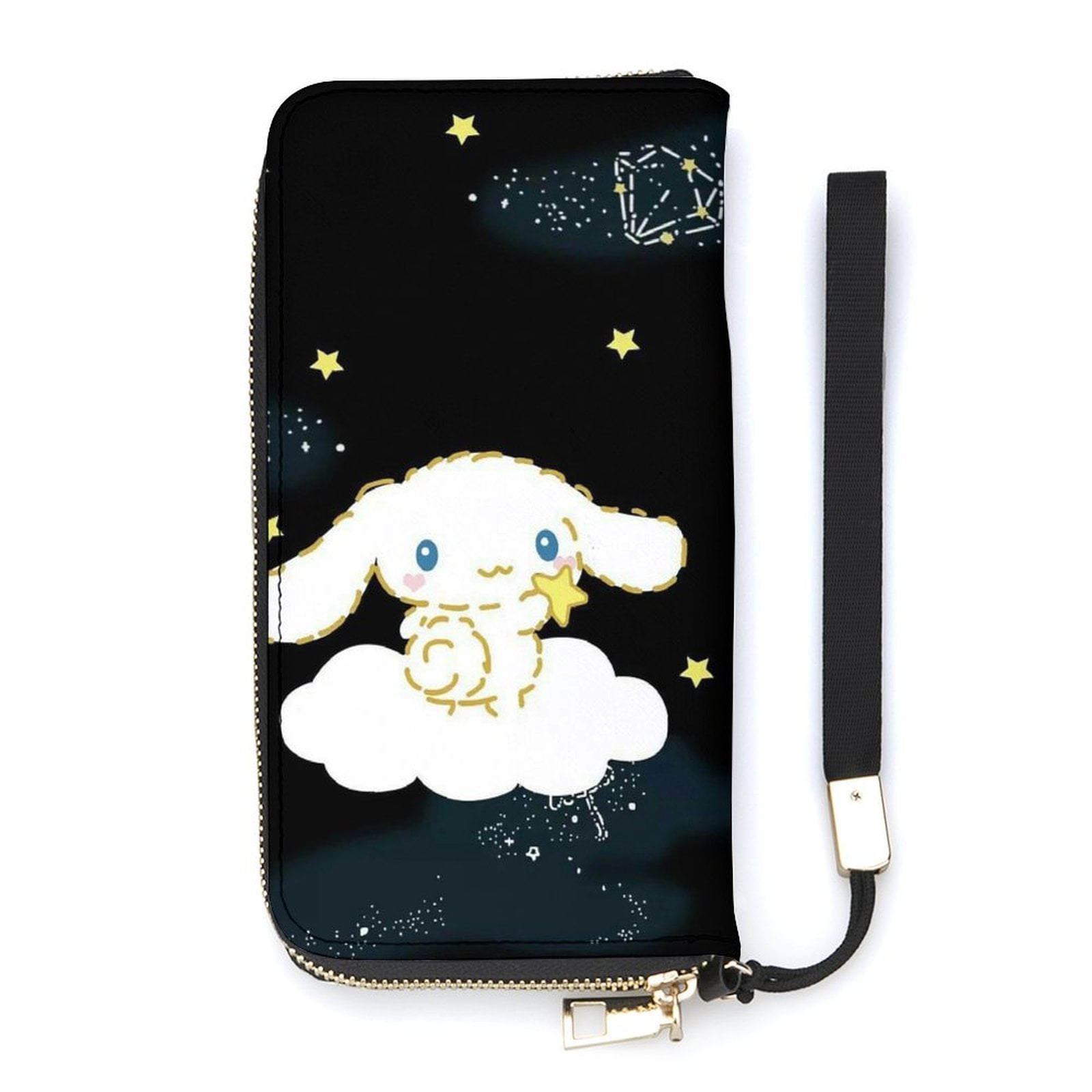 Cute Cinnamoroll Wallet For Women Wristlet Purse Large Credit Card ...