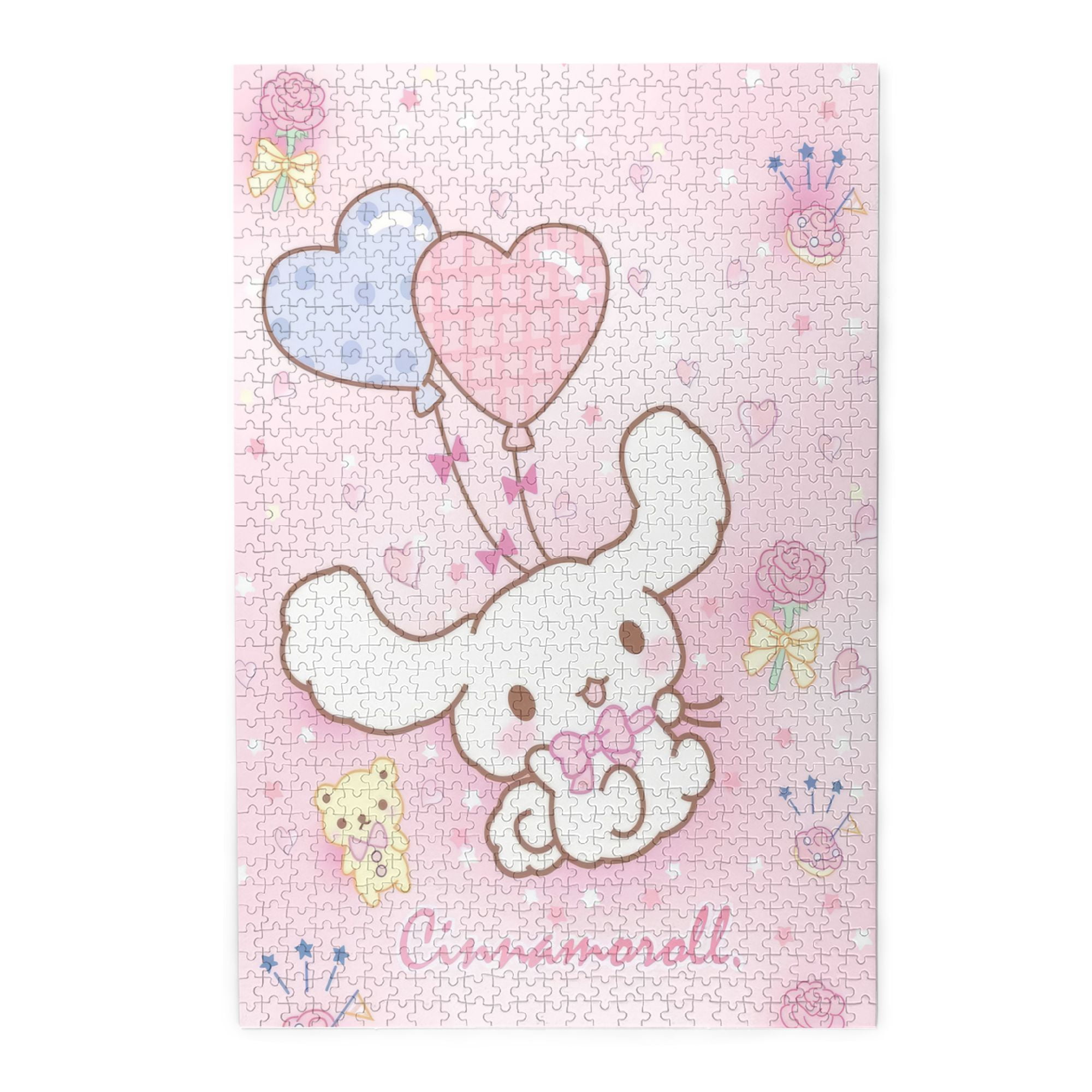 Cute Cinnamoroll Wooden Puzzle 1000 PCS in Plastic Box, DIY Jigsaw ...