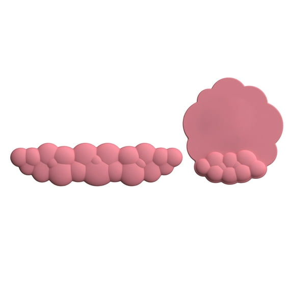 Cute Cloud Shape Wrist Rest Pad PU and Anti-Slip Rubber Base Memory ...