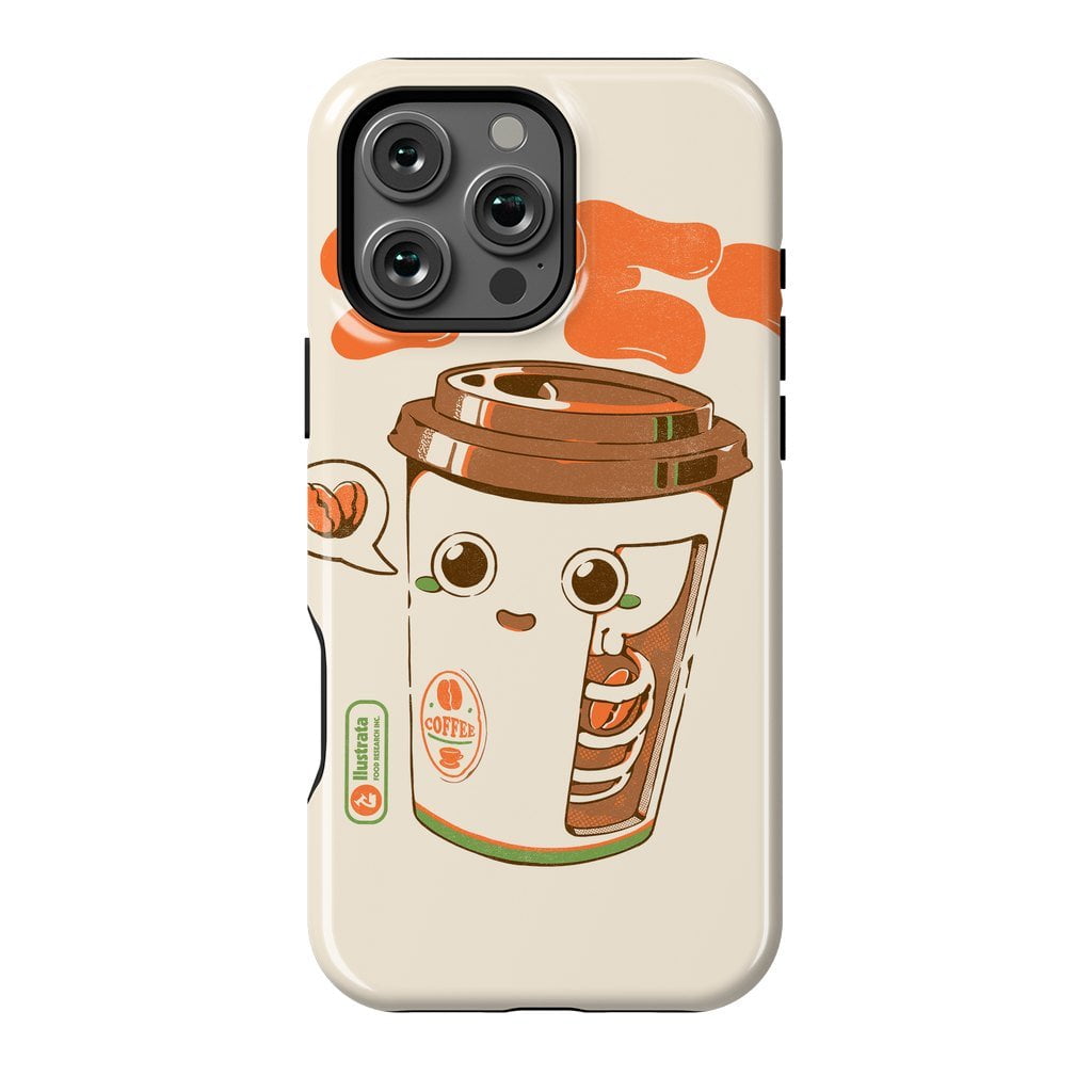 Cute Coffee X-Ray For iPhone 11 to 17 Pro Max Compatible Phone Case ...