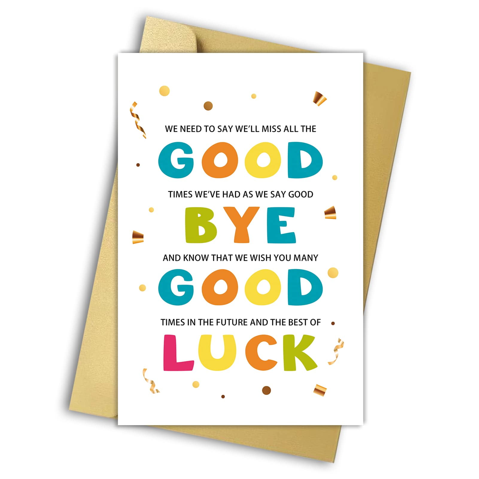Cute Colleague Going Away Card,Farewell Cards for Coworkers Good Luck ...
