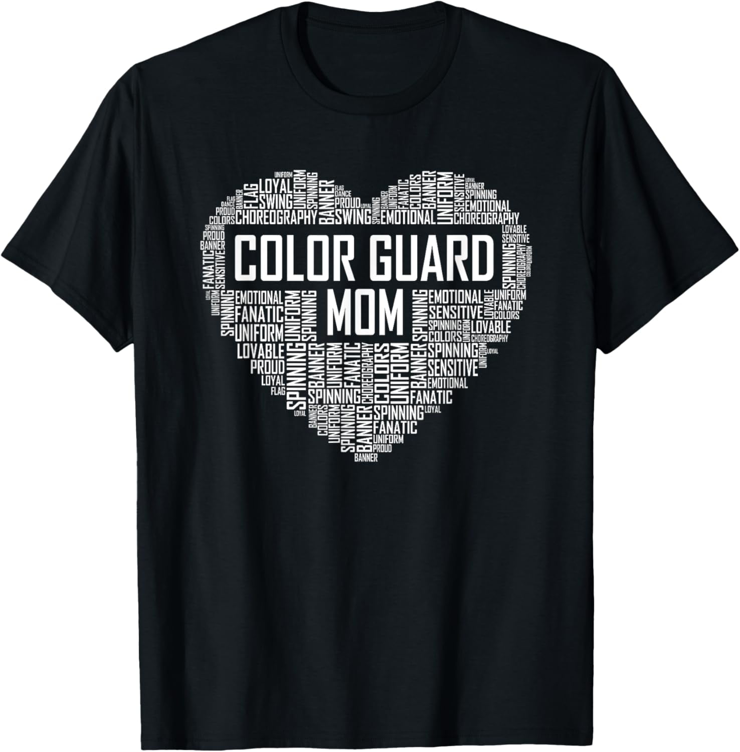 Cute Color Guard Mom Gift Colorguard Marching Band T-Shirt - Walmart.com