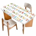 Cute Colorful Fitted Rectangle Tablecloth 24" x 36" Cartoon Animal ...