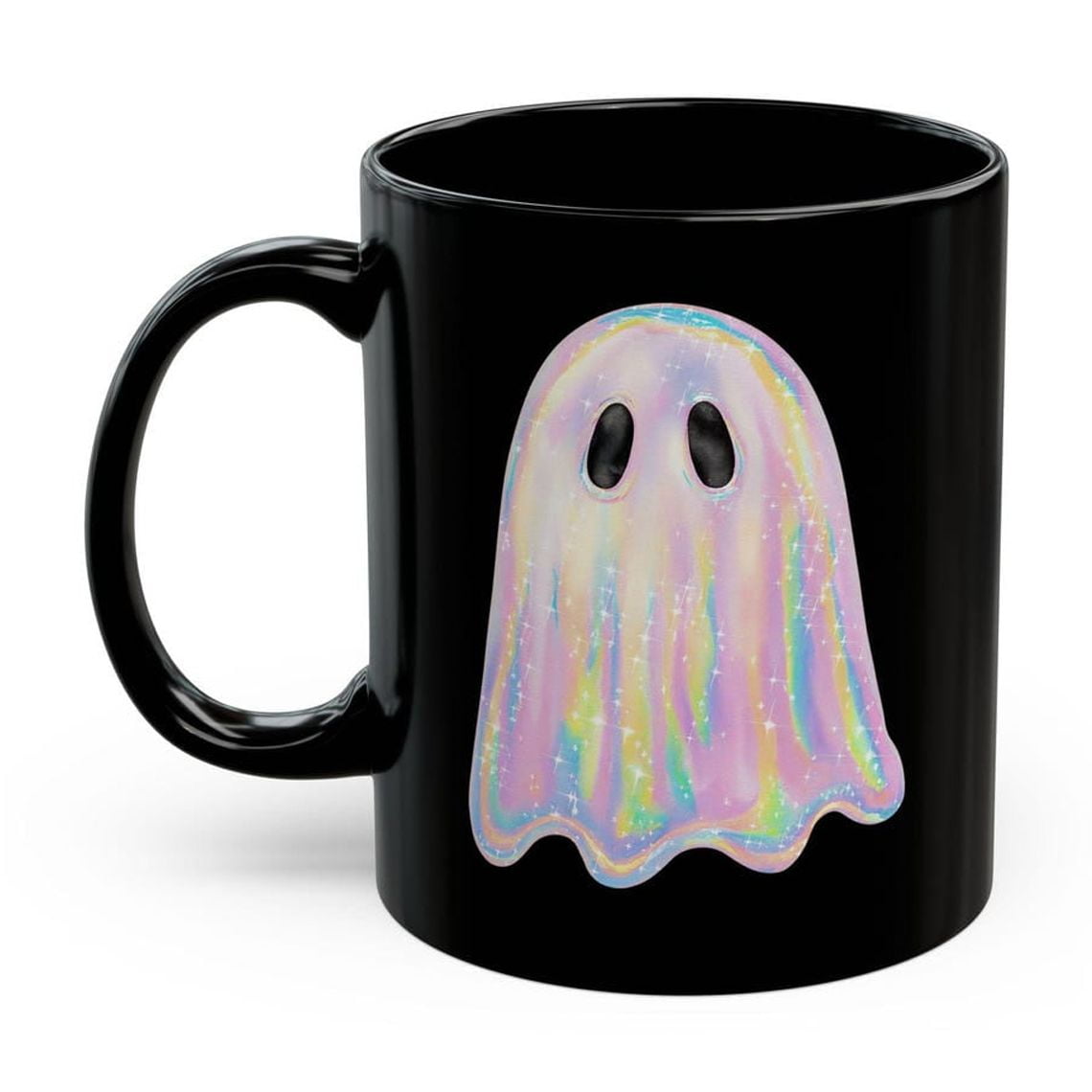 Cute Colorful Ghost Mug, Spooky Halloween Coffee Cup, Cute Ghost ...
