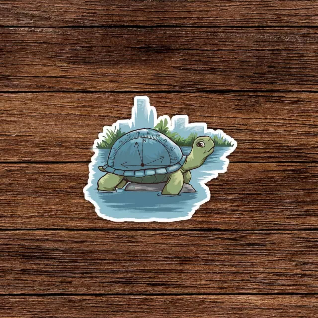 Cute Compass Turtle Sticker: Navigating Life'S Adventures In Stylephone ...
