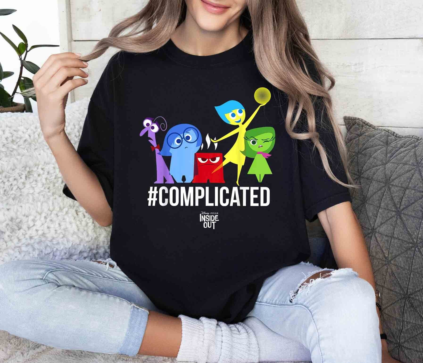 Cute Complicated Emotions Inside Out Disney Shirt, Disney Inside Out ...