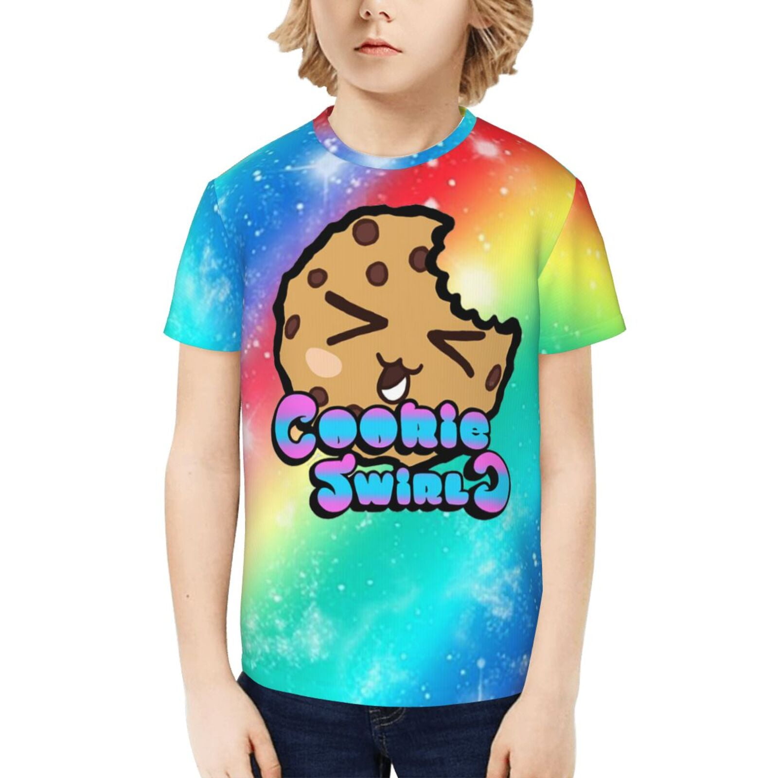 Cute CookieSwirlC Teenage T-shirt for Boy Girl Short Sleeve Graphic ...
