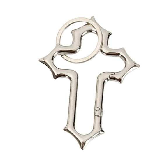 Cute Cool Y2K Cross Carabiner Clips Christian Keychains for Handbag ...