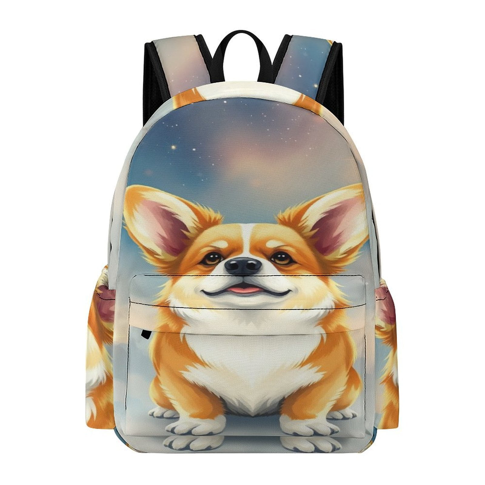 Cute Corgi Backpacks Women Men Bookbag Casual School Bags Laptop ...