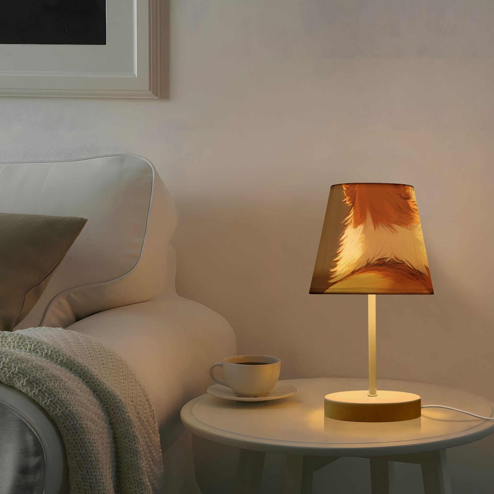 Cute Corgi Desk Lamp 3 Color Modes LED Table Lamp Nightstand Reading ...