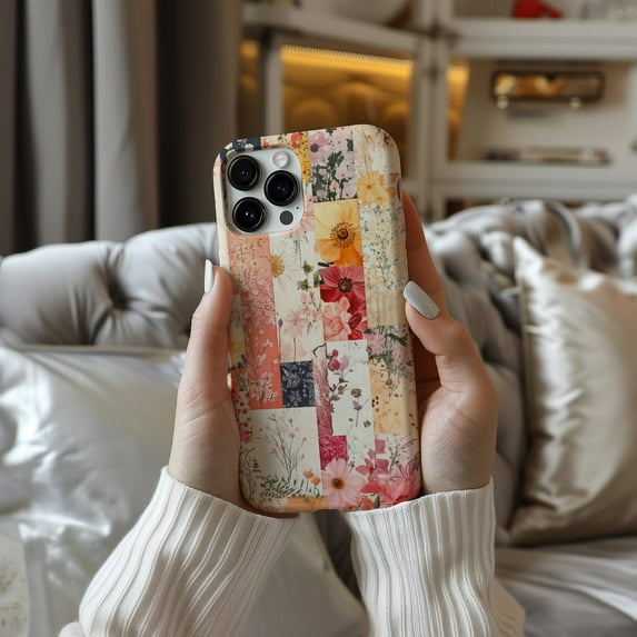 Cute Cottage Blooms Phone Case for iPhone 11 12 13 14 15 16 Pro Max - Walmart.com