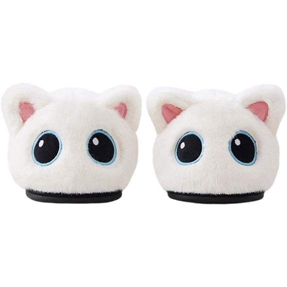 Cute Cotton Slippers Fashion Versatile Slippers Soft Plush Slippers ...