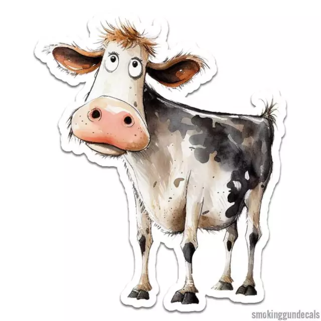 Cute Cow Calf Sticker Indoor Outdoor Phone Decal Water Bottle Stickers ...