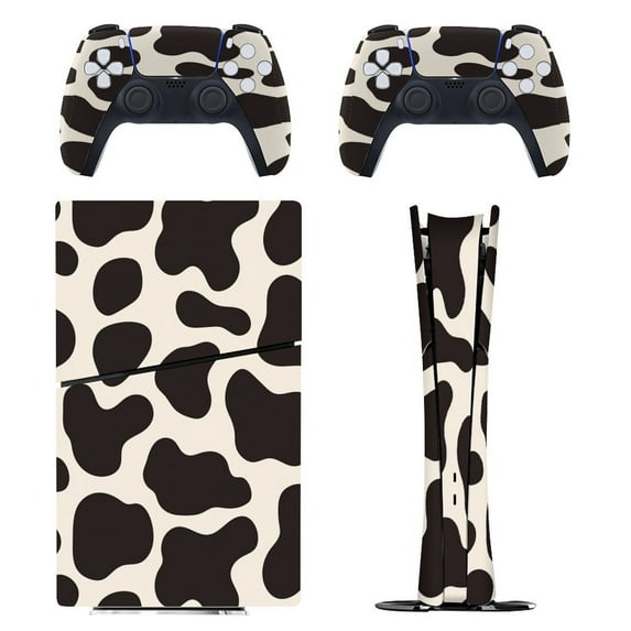 Cute Cow Pattern Design PS5/PS5 Pro/PS5 Slim Digital Disc Skin Sticker ...