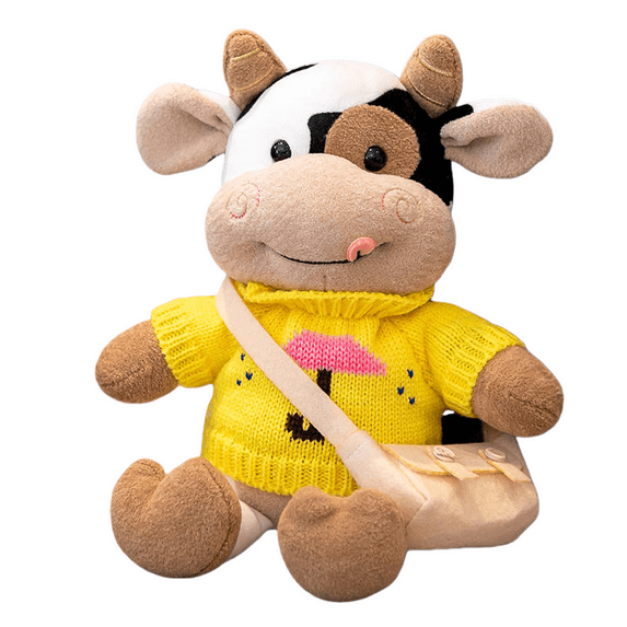Cute Cow Plush Doll, Soft Stuffed Animal Figure, Cozy Comfort Companion ...
