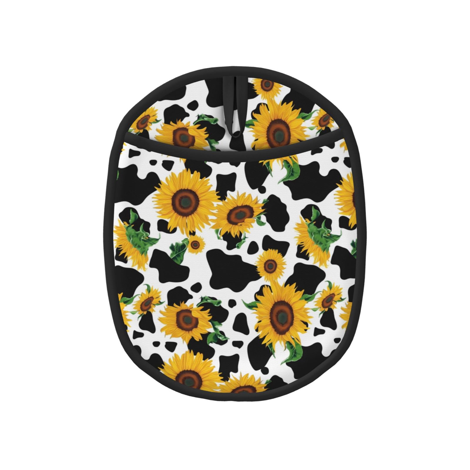 Cute Cow Print Sunflower D Pot Holders for Kitchen - Heat Resistant ...