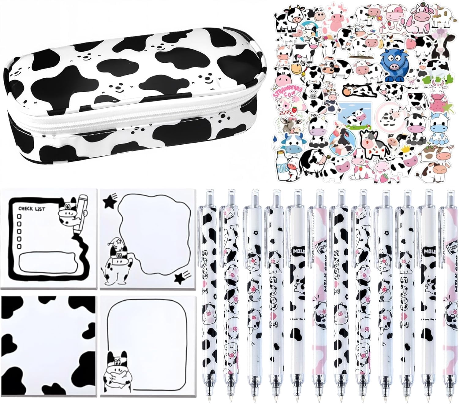 Cute Cow Print Supplies,Kawaii Birthday Christmas Gifts,Cow Print Stuff ...