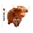 Cute Cow-Shaped Wall Hook with Movable Parts, Magnetic No-Drill Hanger ...