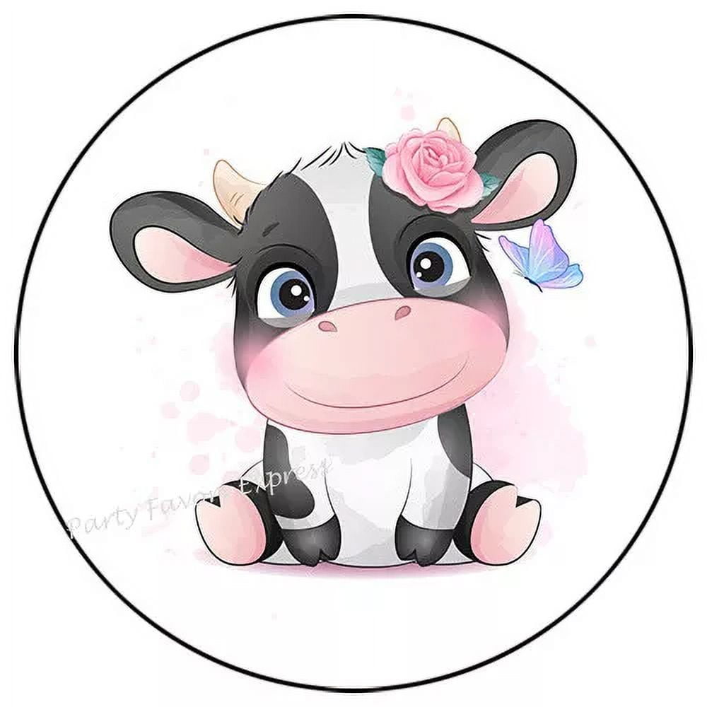Cute Cow Sticker Party Favors Sticker Envelope Seals Labels Stickers ...
