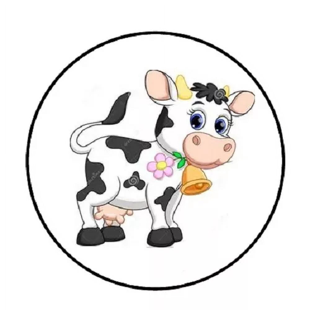 Cute Cow Sticker Phone Decal Water Bottle Stickers Car Decals, Laptop ...