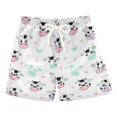 Cute Cow Swim Trunks Quick Dry Beach Pool Board Shorts Lightweight ...