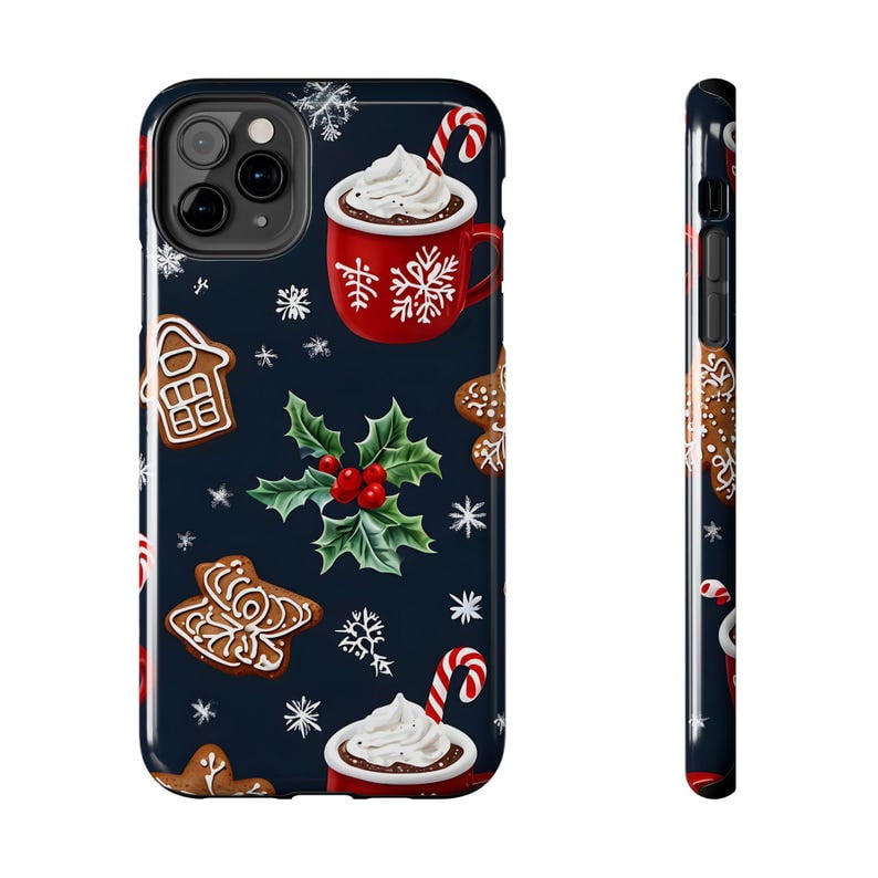 Cute Cozy Christmas Collage Gingerbread Girl Phone Case for iPhone 11 ...