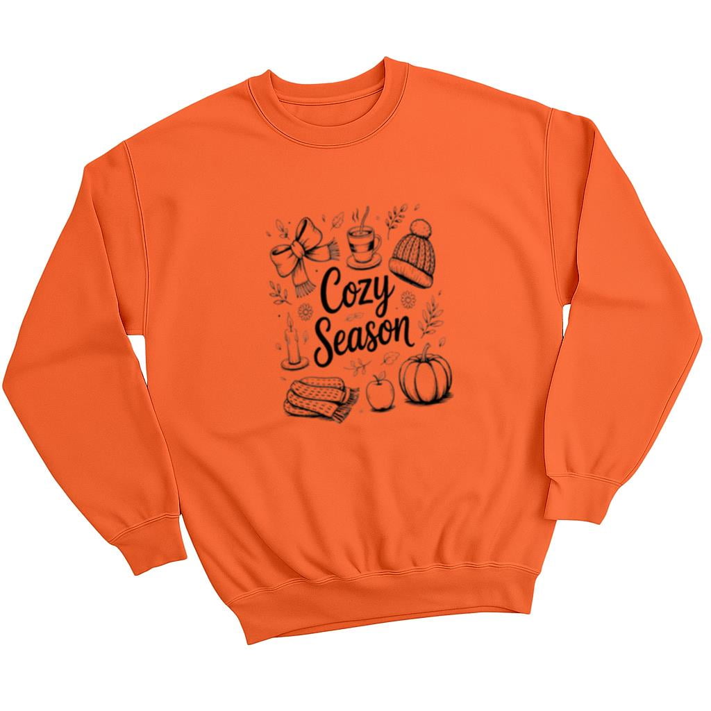 Cute Cozy Season Fall Autumn Coffee Pumpkin Vibes Graphic Print Style ...