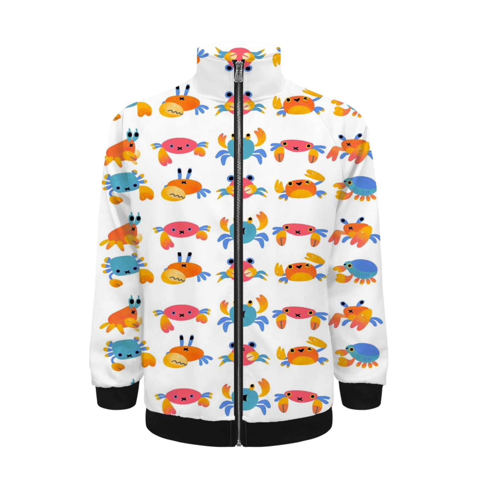 Cute Crab Jacket Men's Street Cool Long Sleeves Coat Personality Tops ...