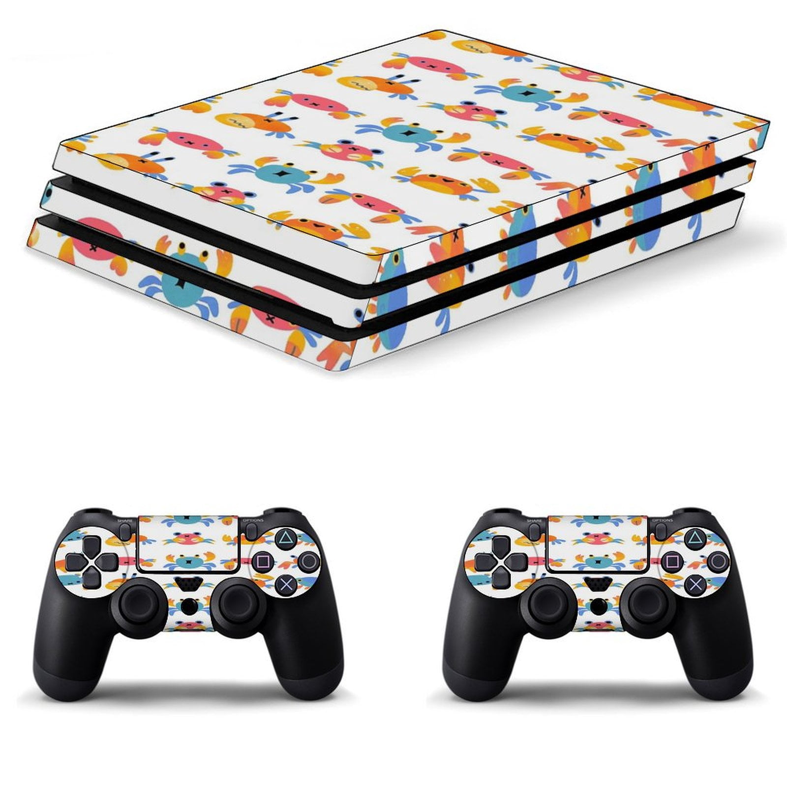 Cute Crab PS4/PS4 Pro/PS4 Slim Skin Sticker For Console And Controller ...