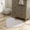 Cute Cream Style Heart Shaped Faux Fur Rug Velvet Carpet - 40×50cm Soft ...