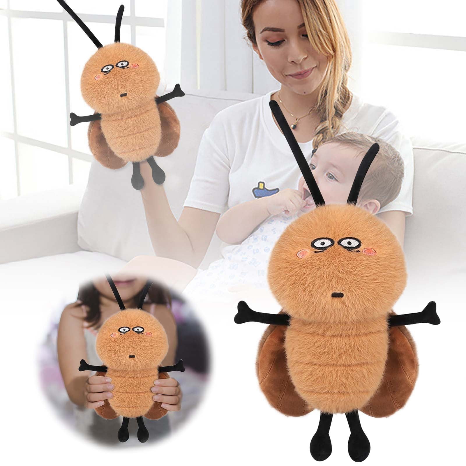 Cute Creative Cockroach Doll Plush Toy 7.8 Inch Crying Plush Gibbon ...