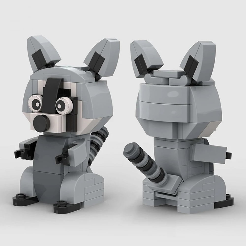 Cute Creative Small Animal Raccoon Building Blocks Bricks Toys Araiguma ...