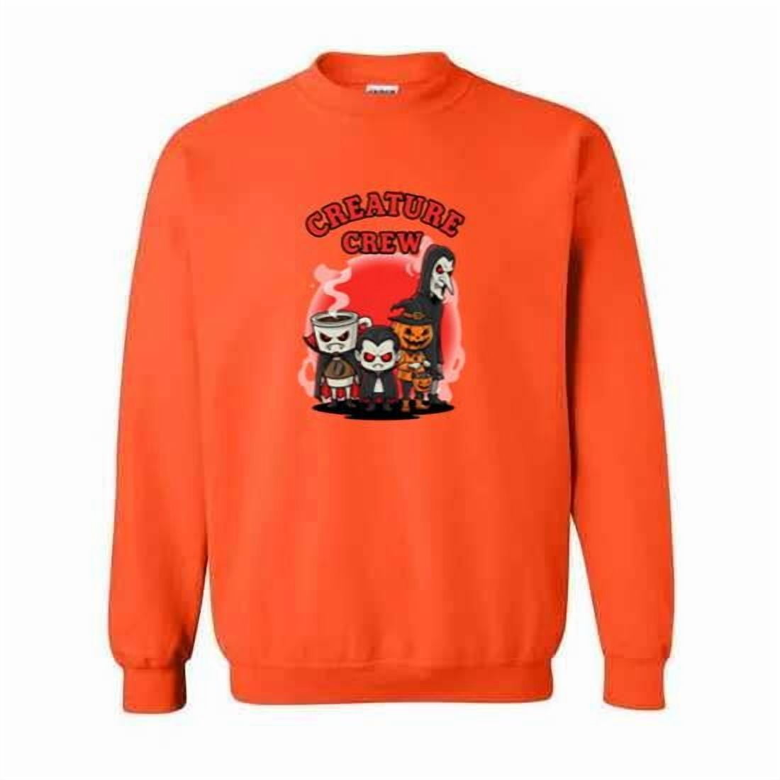 Cute Creature Crew Funny Halloween Squad Monster Unisex Sweatshirt up ...