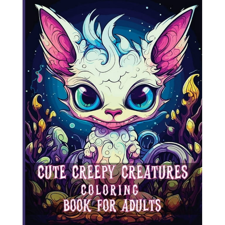 creepy coloring pages for adults