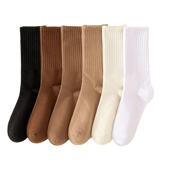 Cute Crew Socks for Women - Casual Athletic Style Cotton Socks for Fall ...
