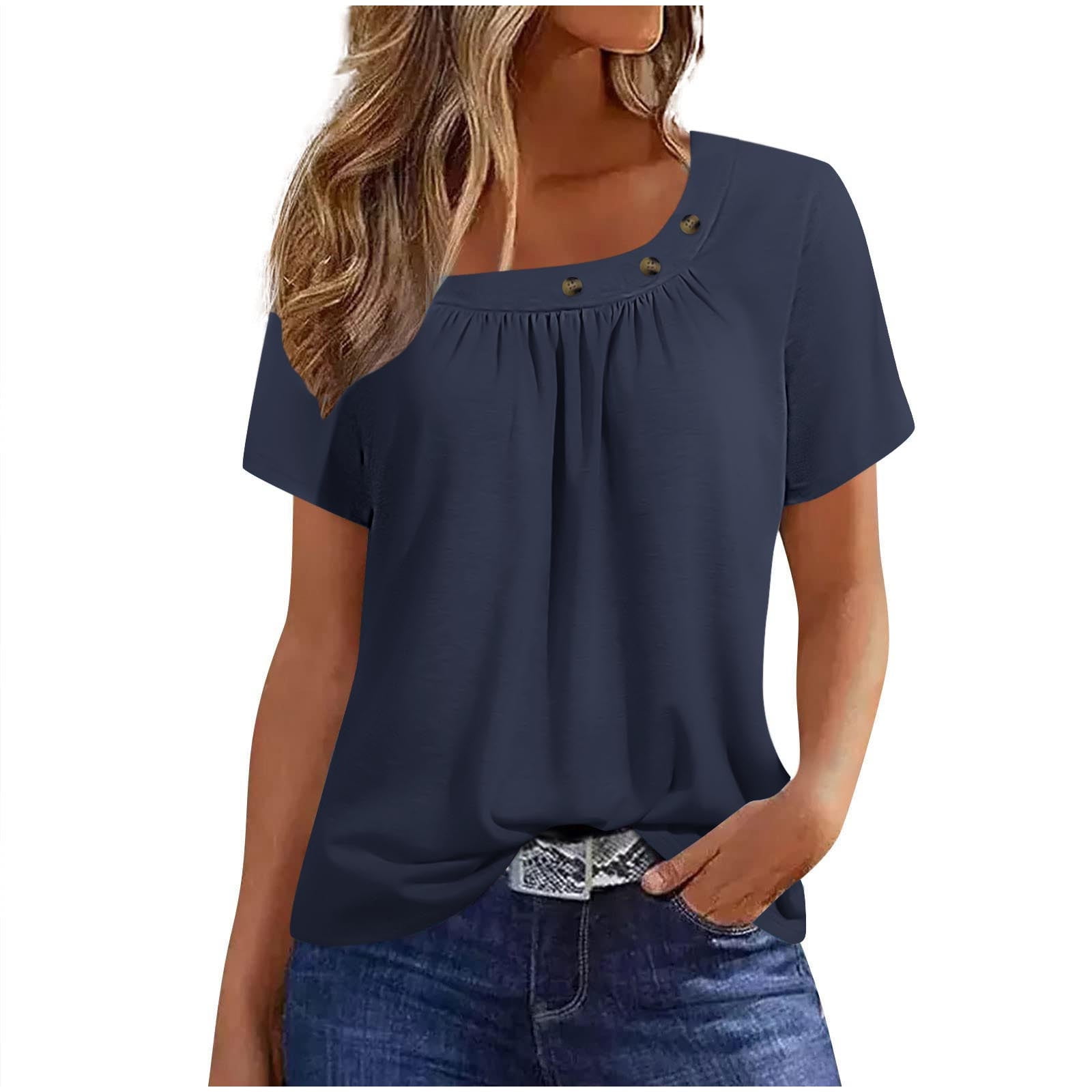 Cute Crop Tank Tops for Women Womens Blouses And Tops Summer Tshirts ...