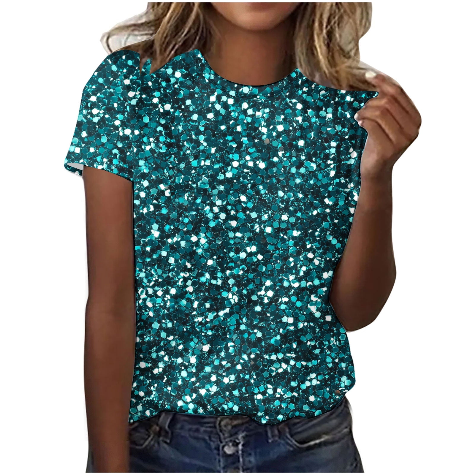 Cute Crop Tops for Women Trendy Women Blouses for Work 3/4 Sleeve ...
