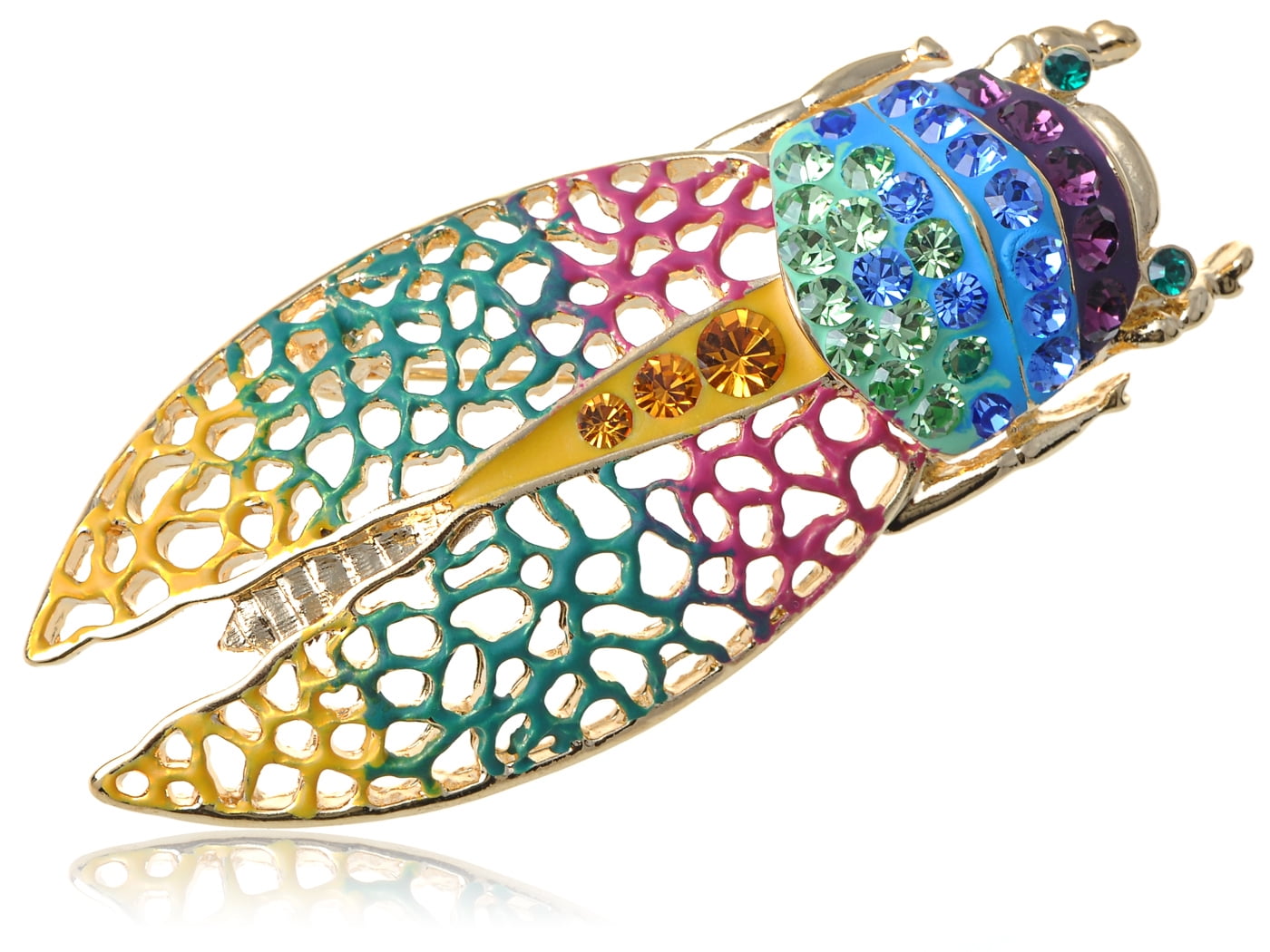 Cute Crystal Filigree Insect Beetle Bug Rainbow Pride Convertible to ...
