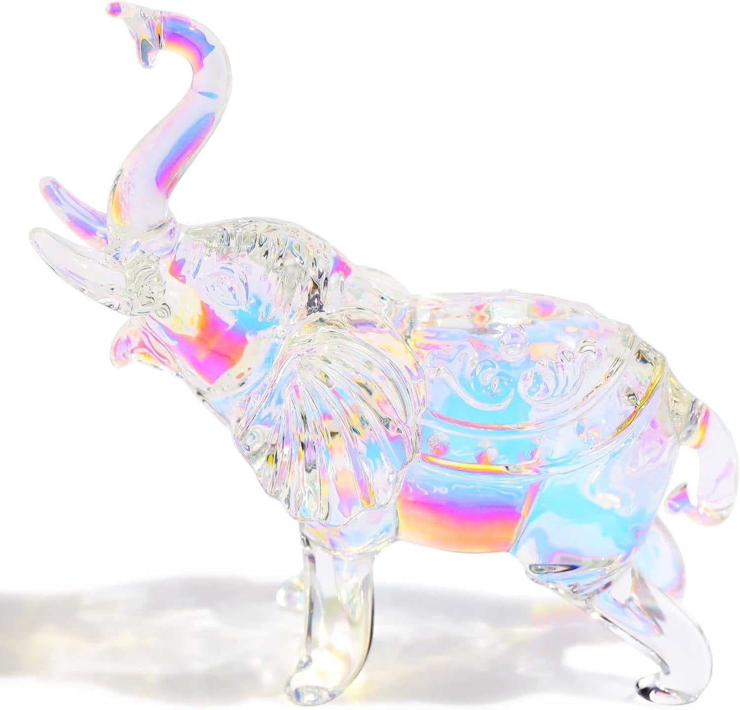 WYZCTTD Crystal Elephant Figurine Gifts for Women, Handcrafted Luck ...