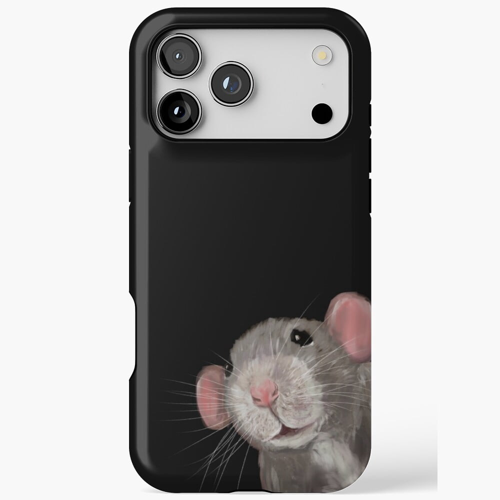 Cute Curious Rodent Peeking Realistic Wilderness Phone Case for iPhone ...