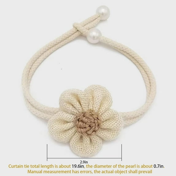 Cute Curtain Tie Backs Flower Curtain Tie Backs 2Pcs Cute Curtain ...