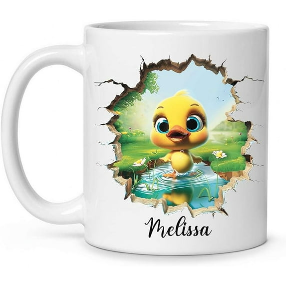 Cute Custom On Axolotl Coffee Mug, Gift For Friends, Customized Animal ...