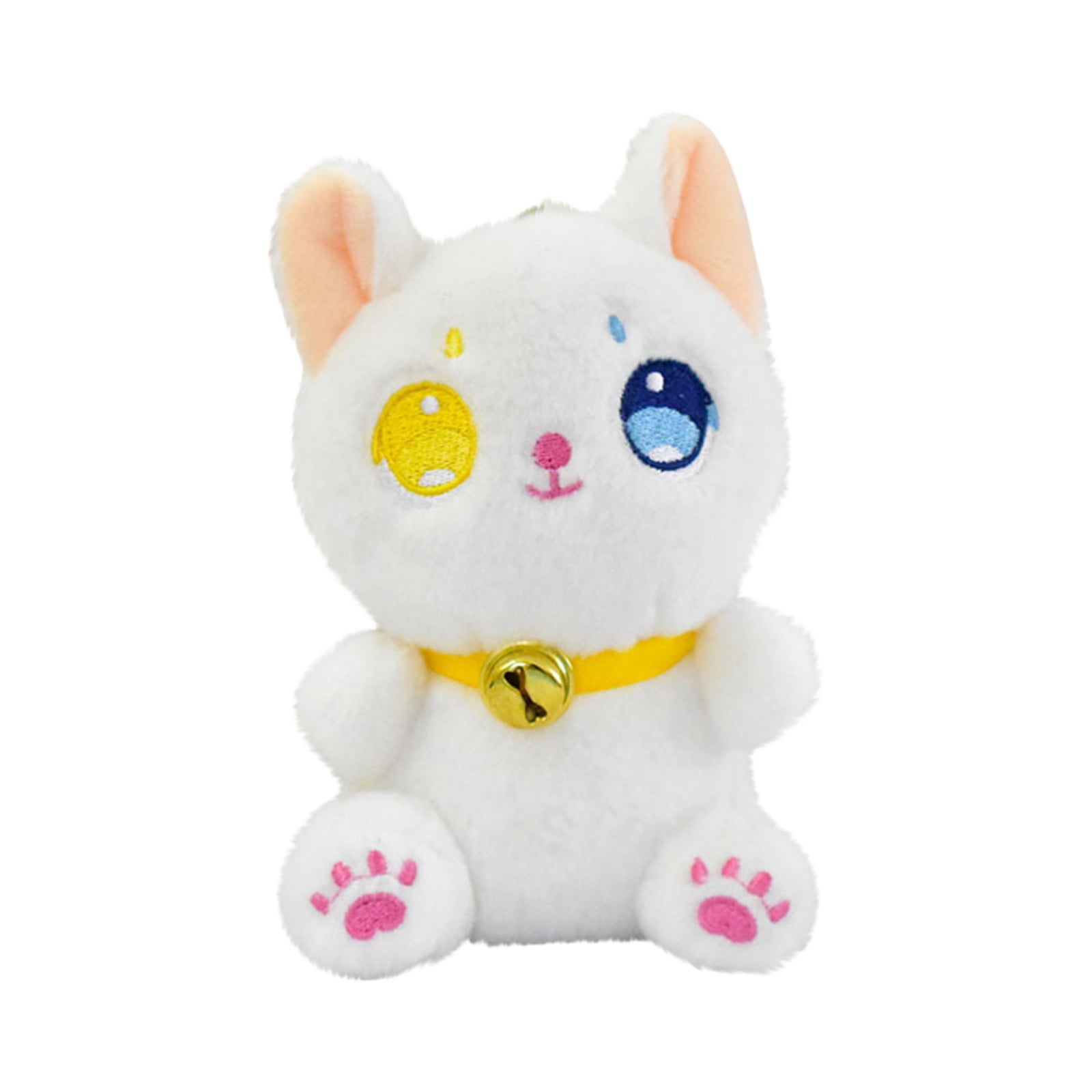 Cute Cute Bell Cat Soothing Soft Companion High-Density Realistic Plush ...