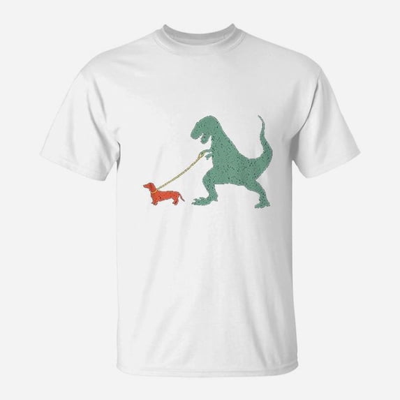 Cute Dachshund Dinosaur Funny Weiner Dog TShirt - Walmart.com
