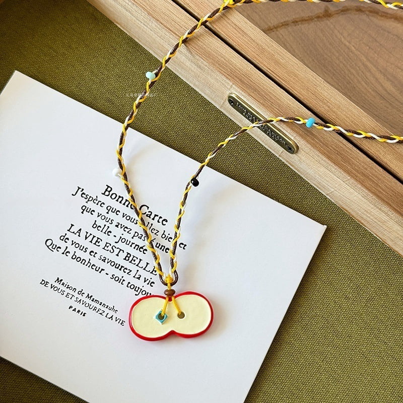 Cute Dachshund Dog Pig Nose Wooden Pendant Necklace for Women, New ...
